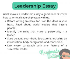 Leadership Essay Writing Guide with Examples | HandMadeWriting