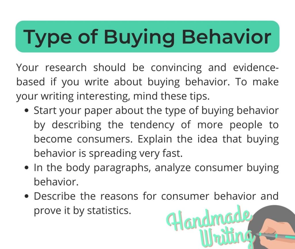 Consumer Buying Behavior and Satisfaction Level | HandMadeWriting