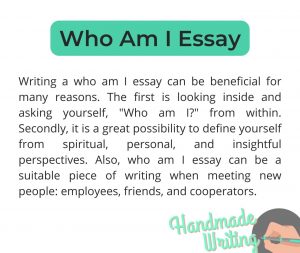 Essay Sample: Who Am I? By Handmadewriting Blog
