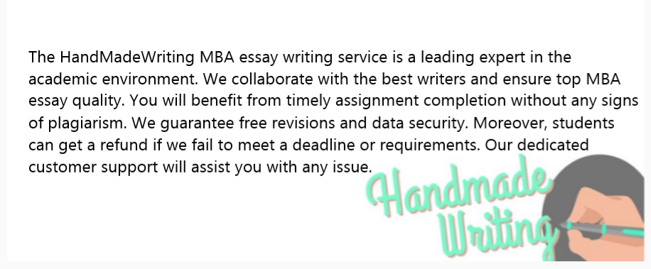 Professional MBA Essay Writing Service You Need